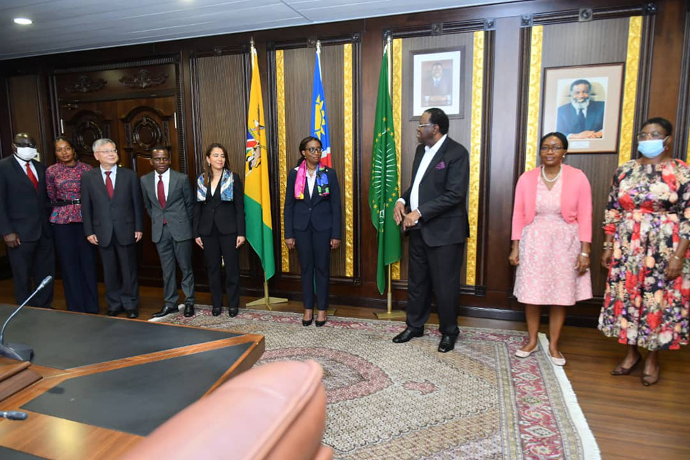ES Meeting with President of Namibia on Visit of UNECA Senior ...