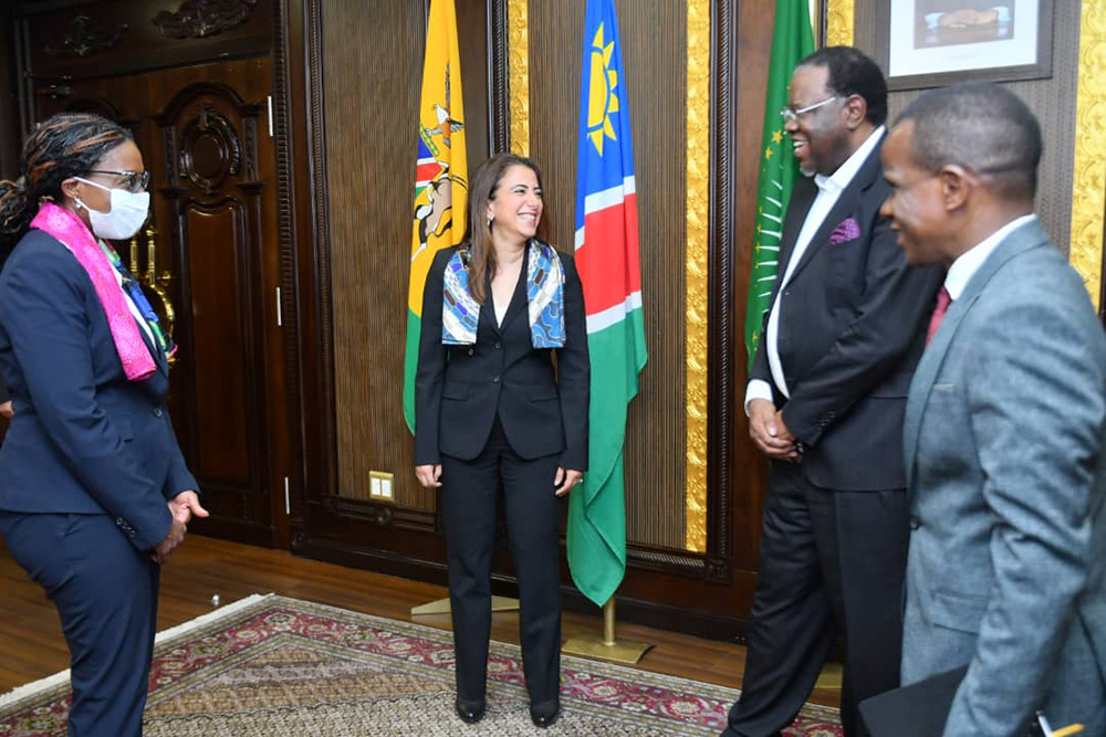ES Meeting with President of Namibia on Visit of UNECA Senior ...