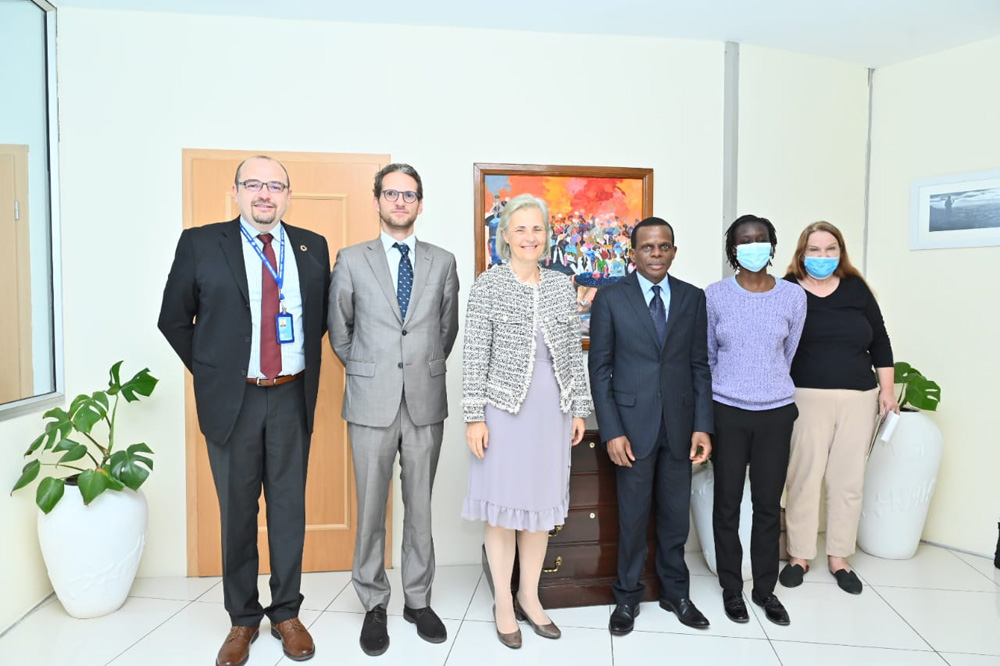 Presentation of Letter of Credentials - Ambassador of Portugal, Luísa ...